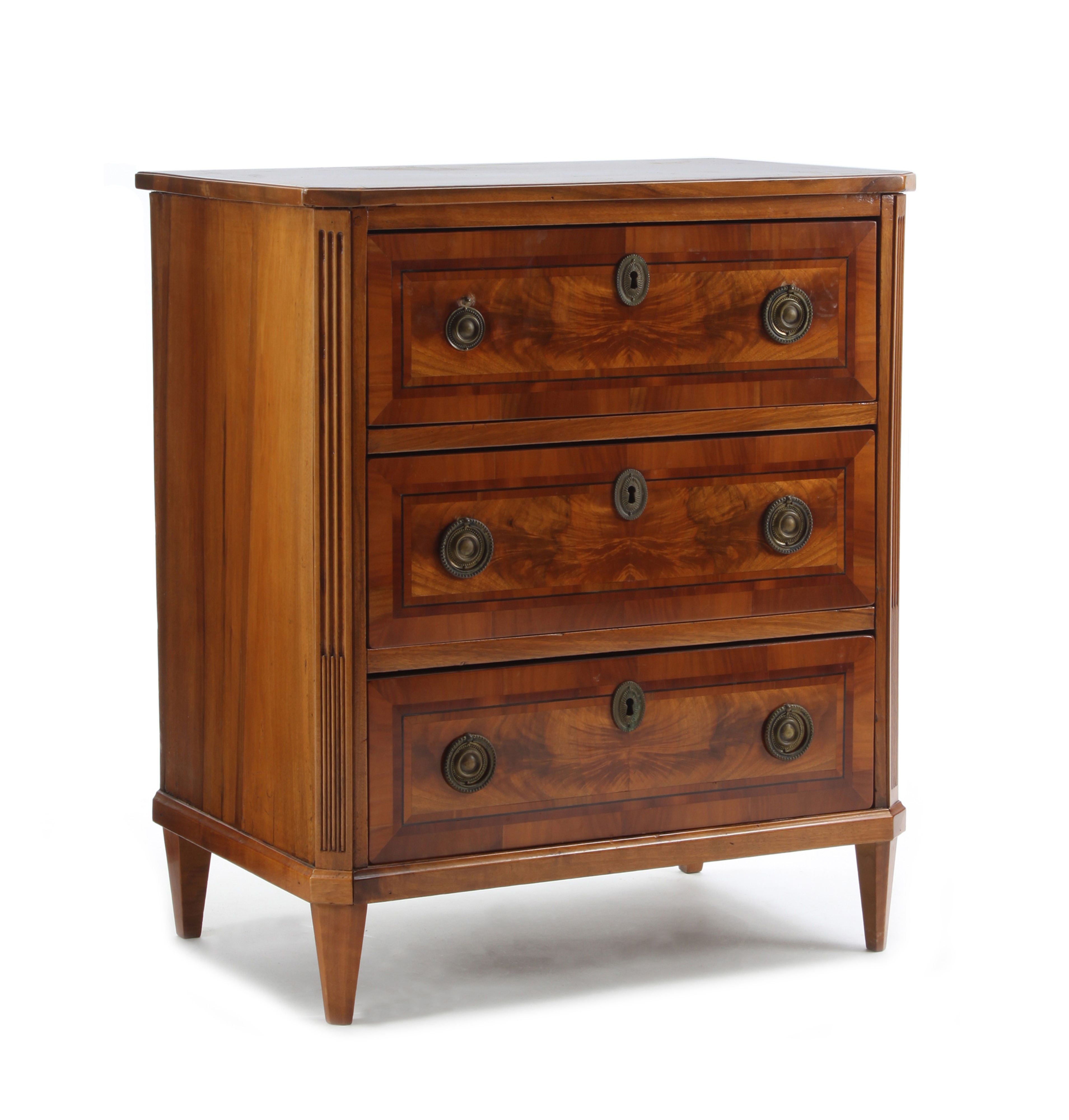 Commode, Suisse, XIXe s., en placage de bois… | Piguet