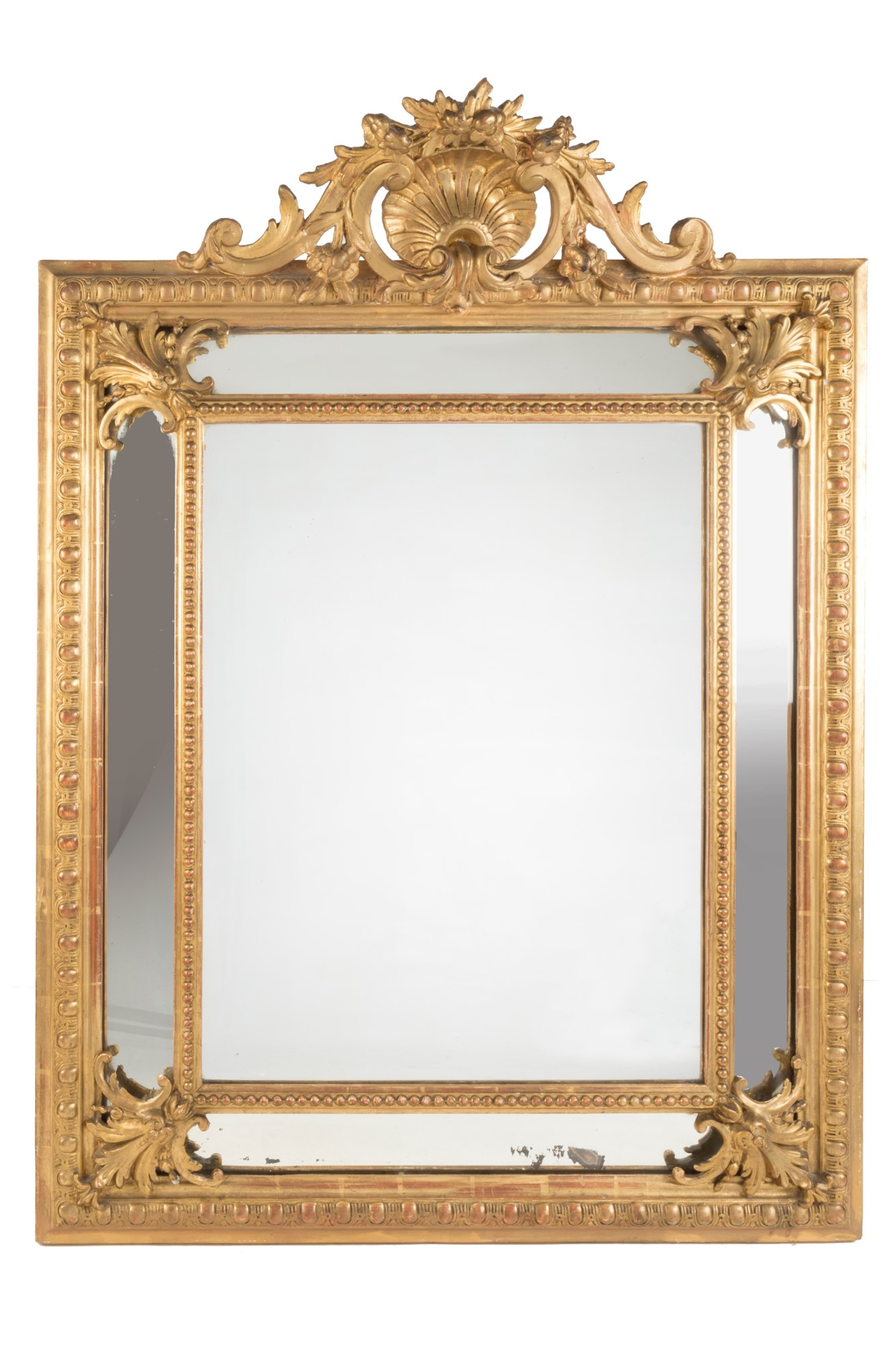 Miroir à parclose d'époque Napoléon III, en bois… | Piguet