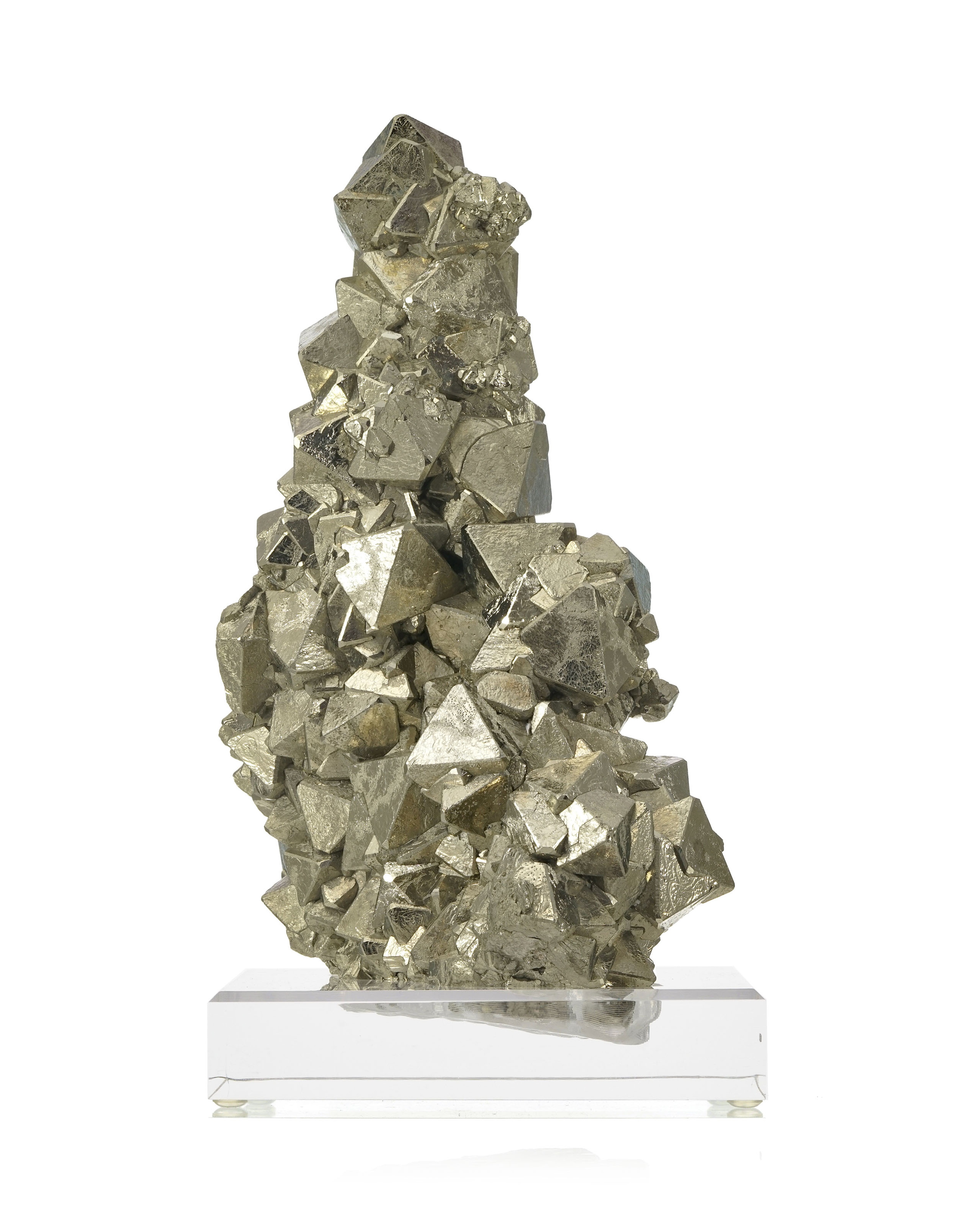 Grande "stalagmite" de Pyrite octaédrique Mine… | Piguet