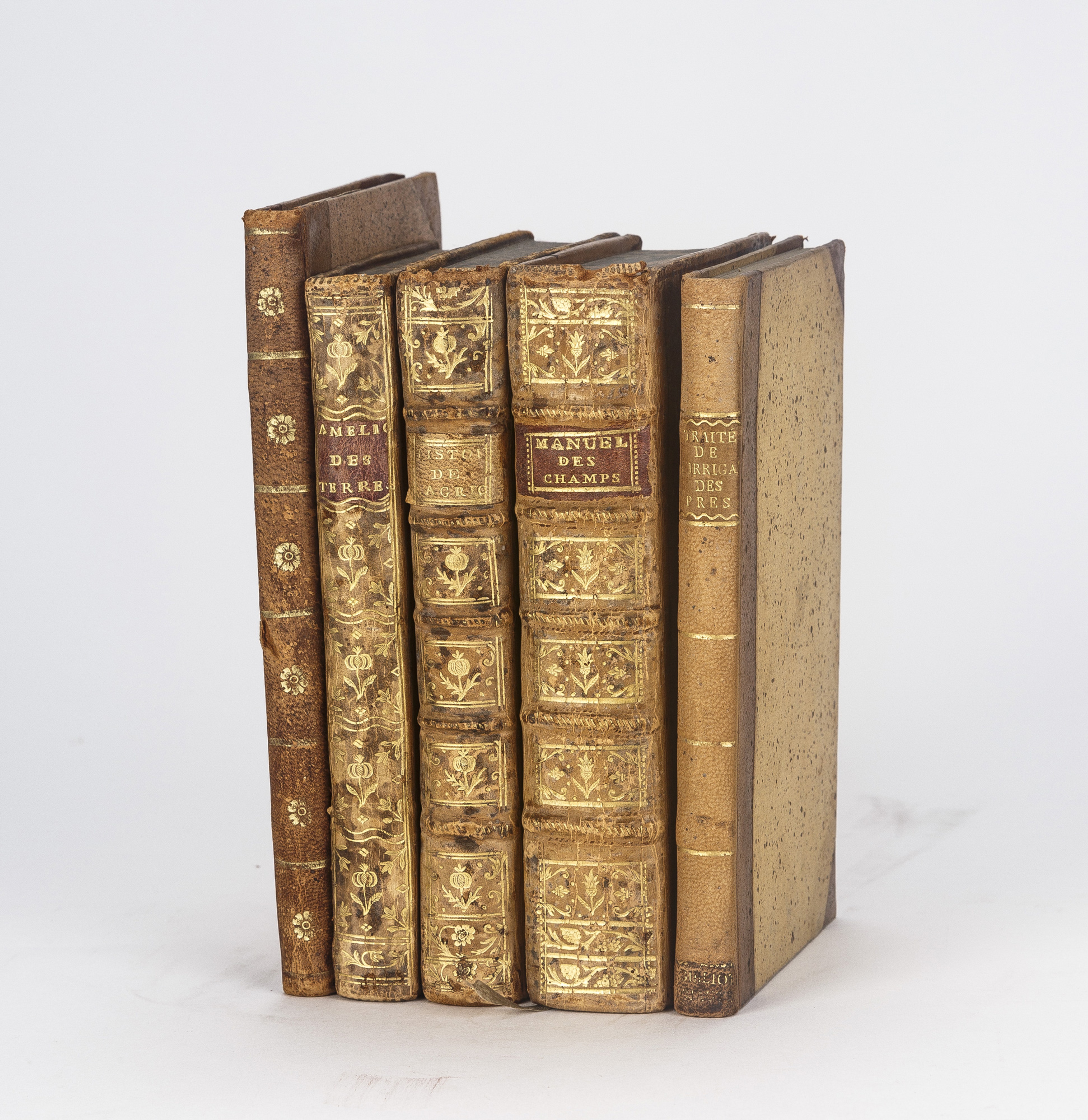 [AGRICULTURE]. 5 ouvrages en 5 vol. in-12 reliés… | Piguet