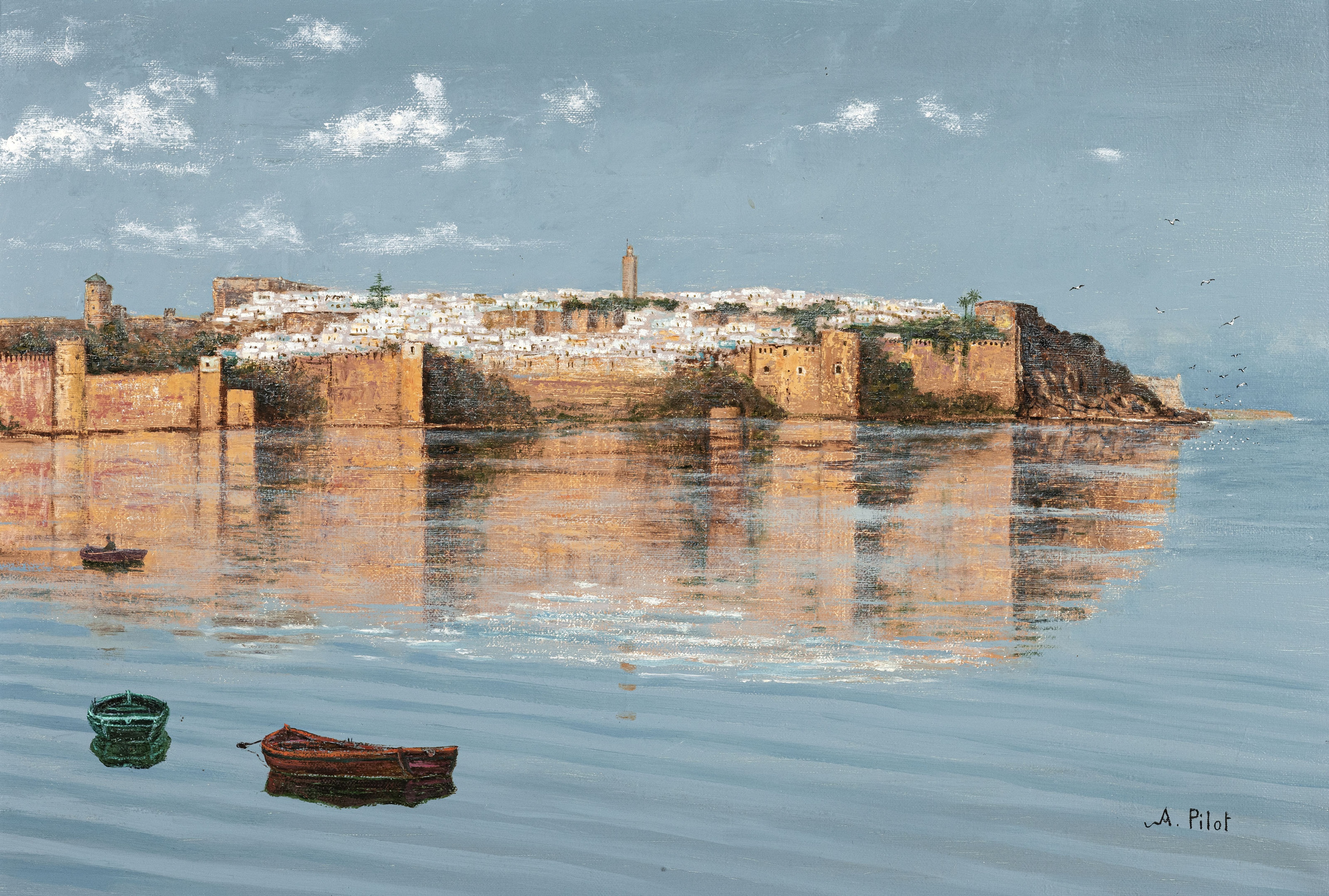 Albert Pilot (1922-2002) , "Rabat Les Oudaïas" ,… | Piguet