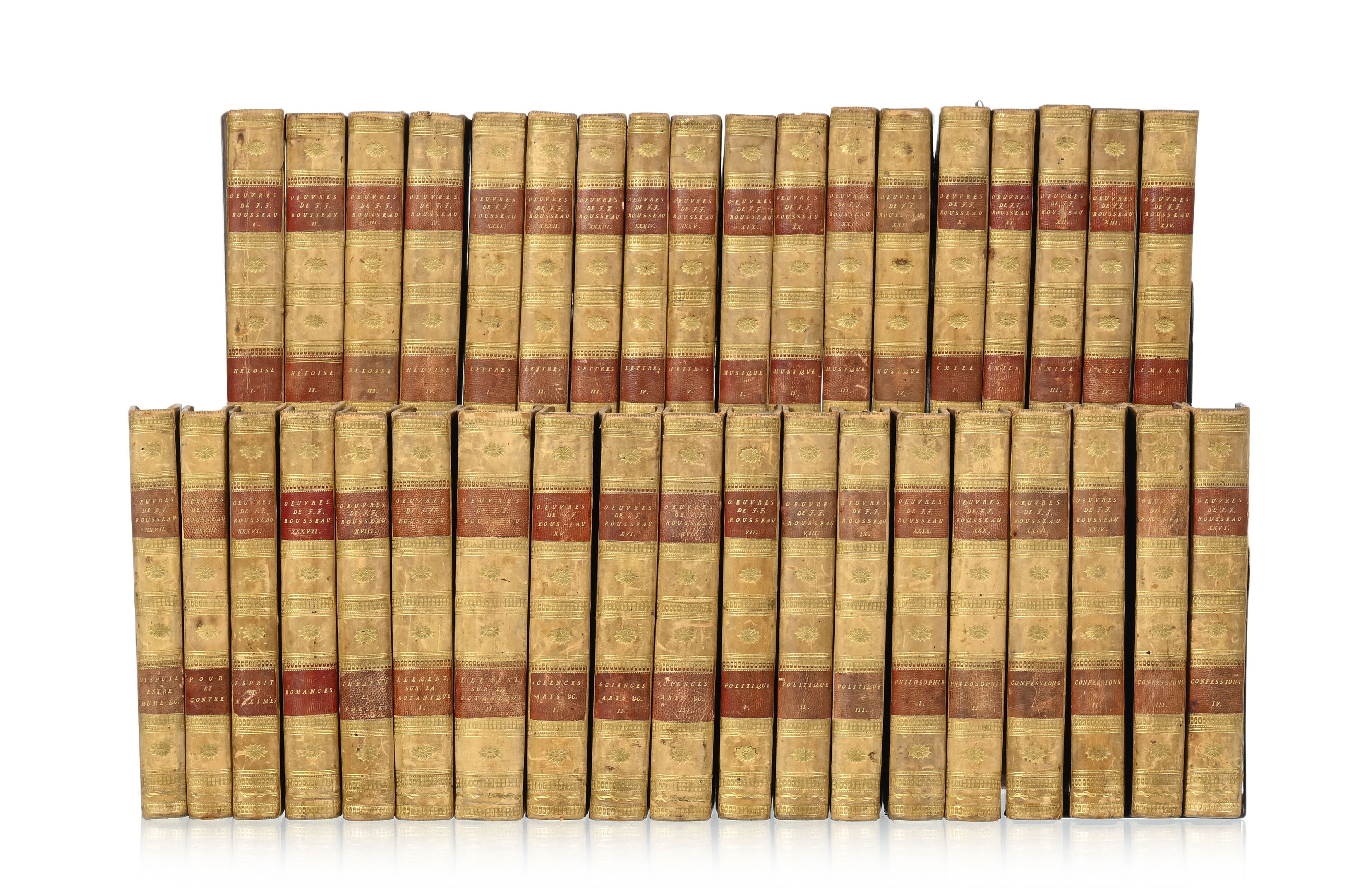 ROUSSEAU (Jean-Jacques ). Œuvres complètes de J.J.… | Piguet