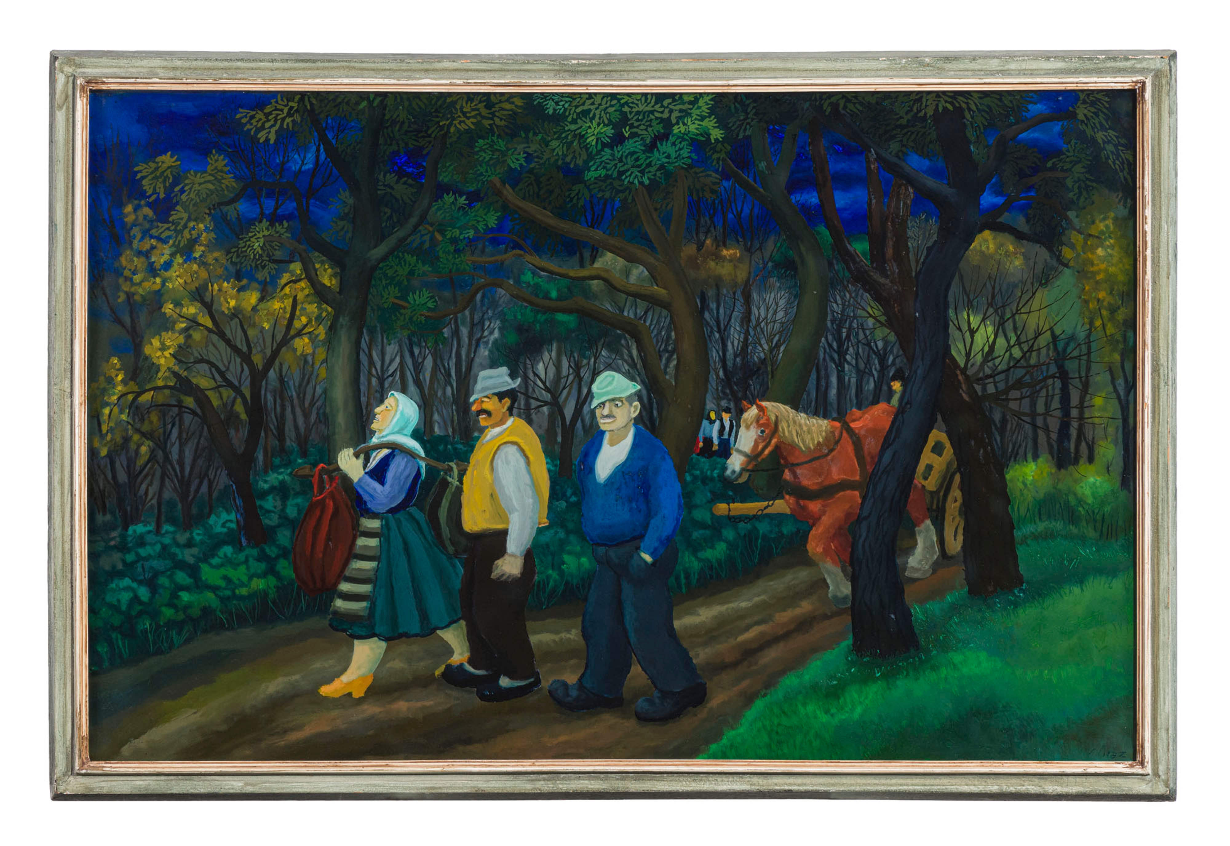 Franjo Mraz (1910-1981) , "Subota" , peinture sous… | Piguet