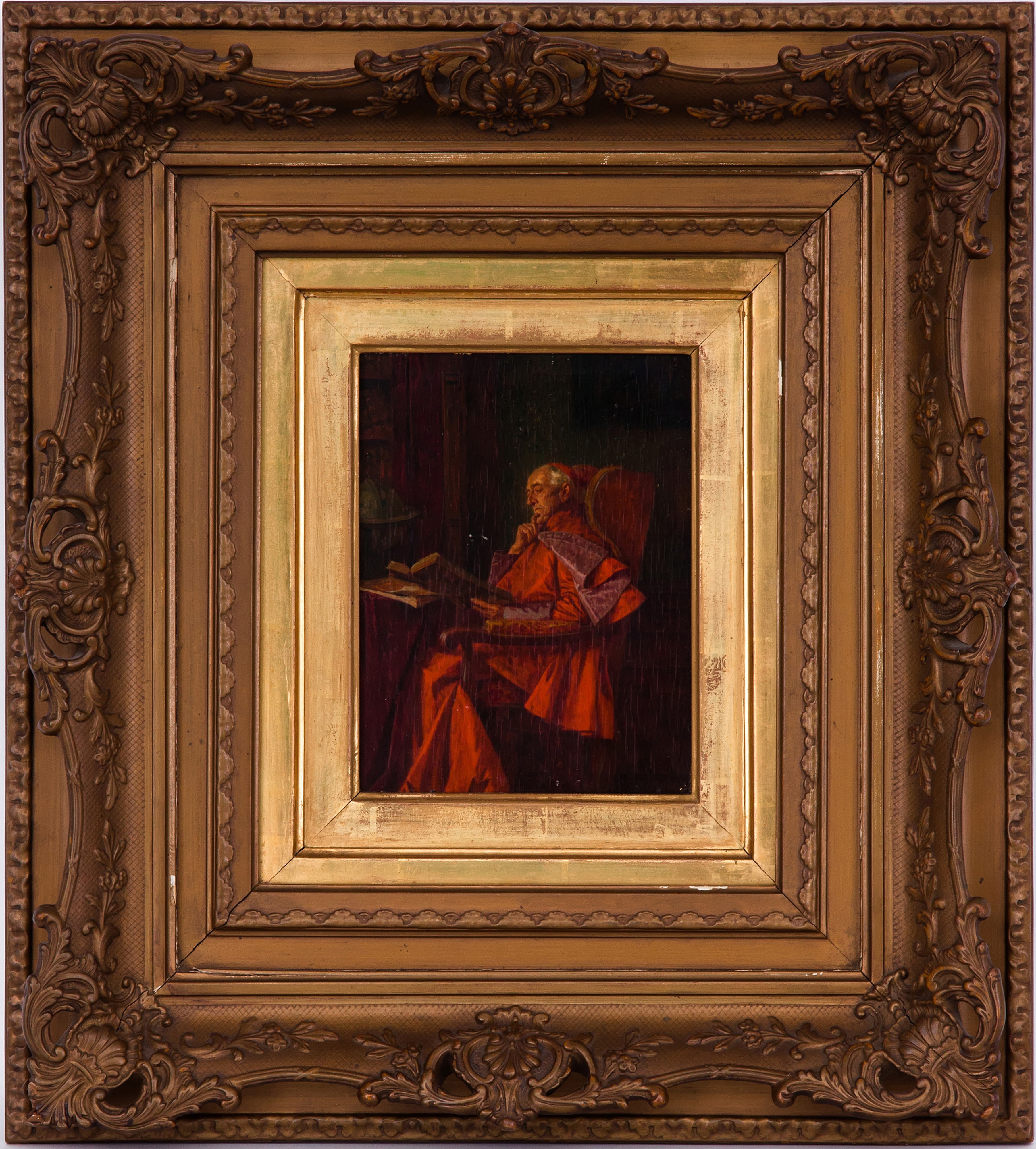 Wilhelm Löwith (1861-1931) , Cardinal à la lecture… | Piguet