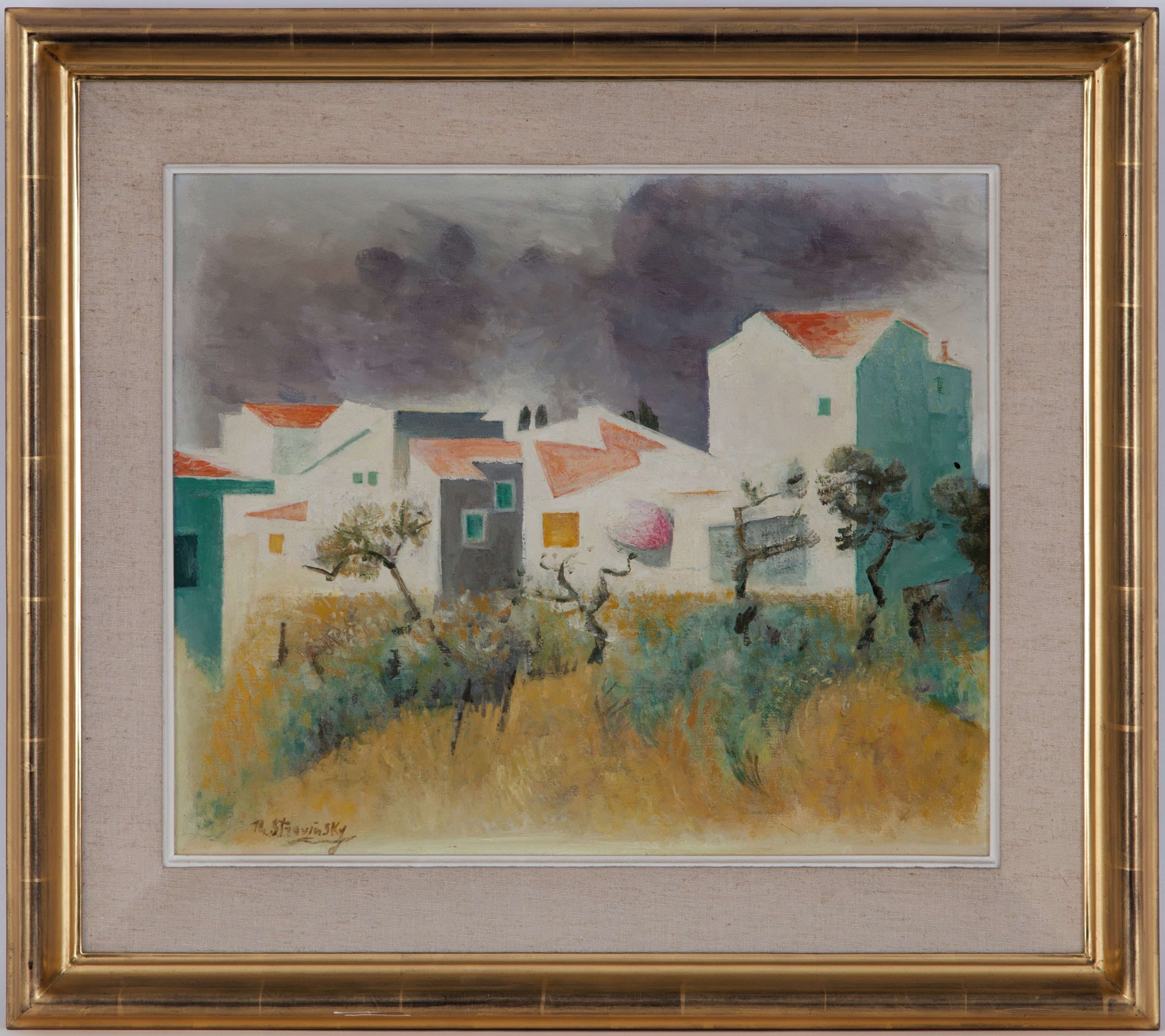Théodore Stravinsky (1907-1989) , Paysage du Midi… | Piguet