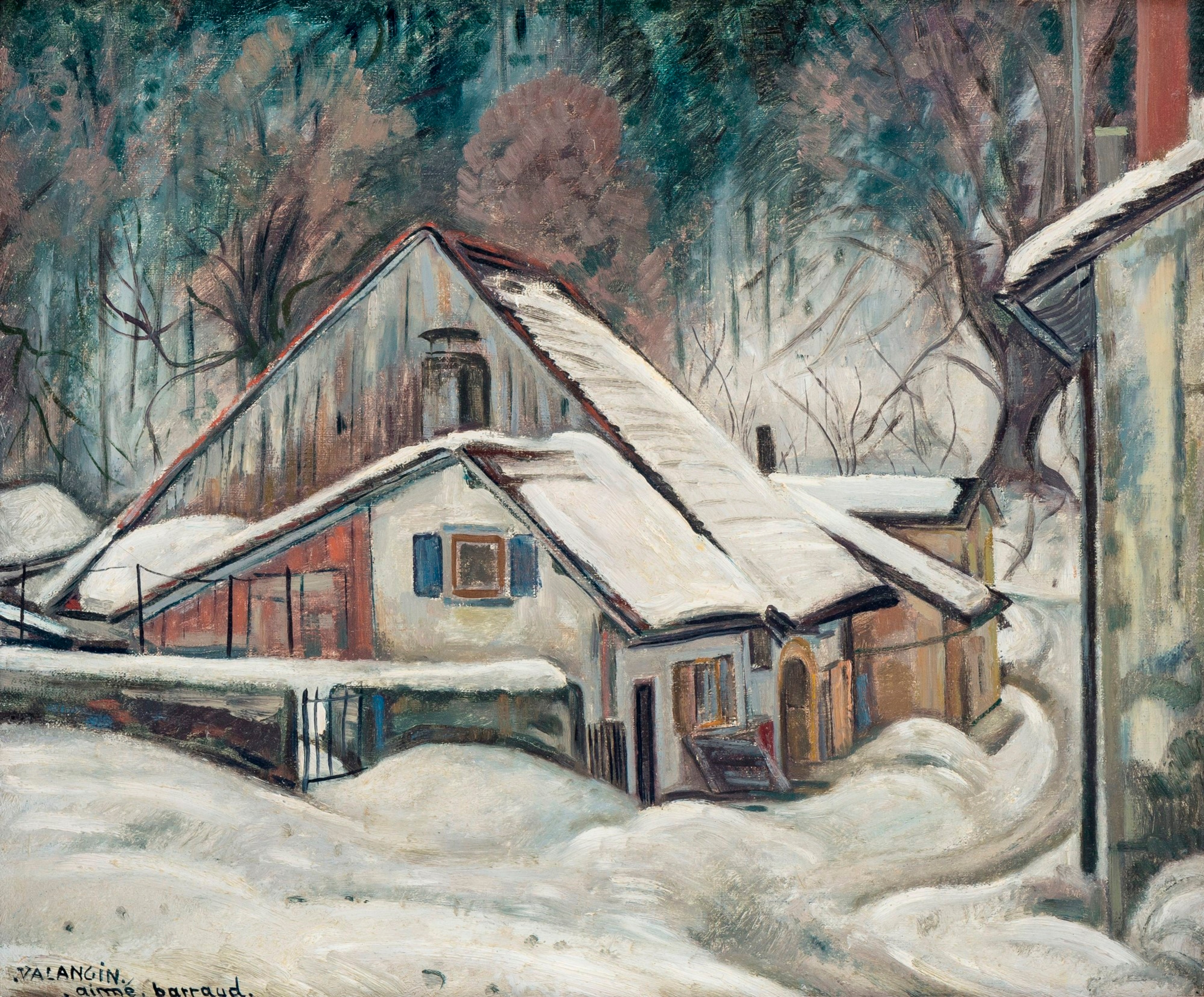 Aimé Victor Barraud (1902-1954), " Valangin sous… | Piguet