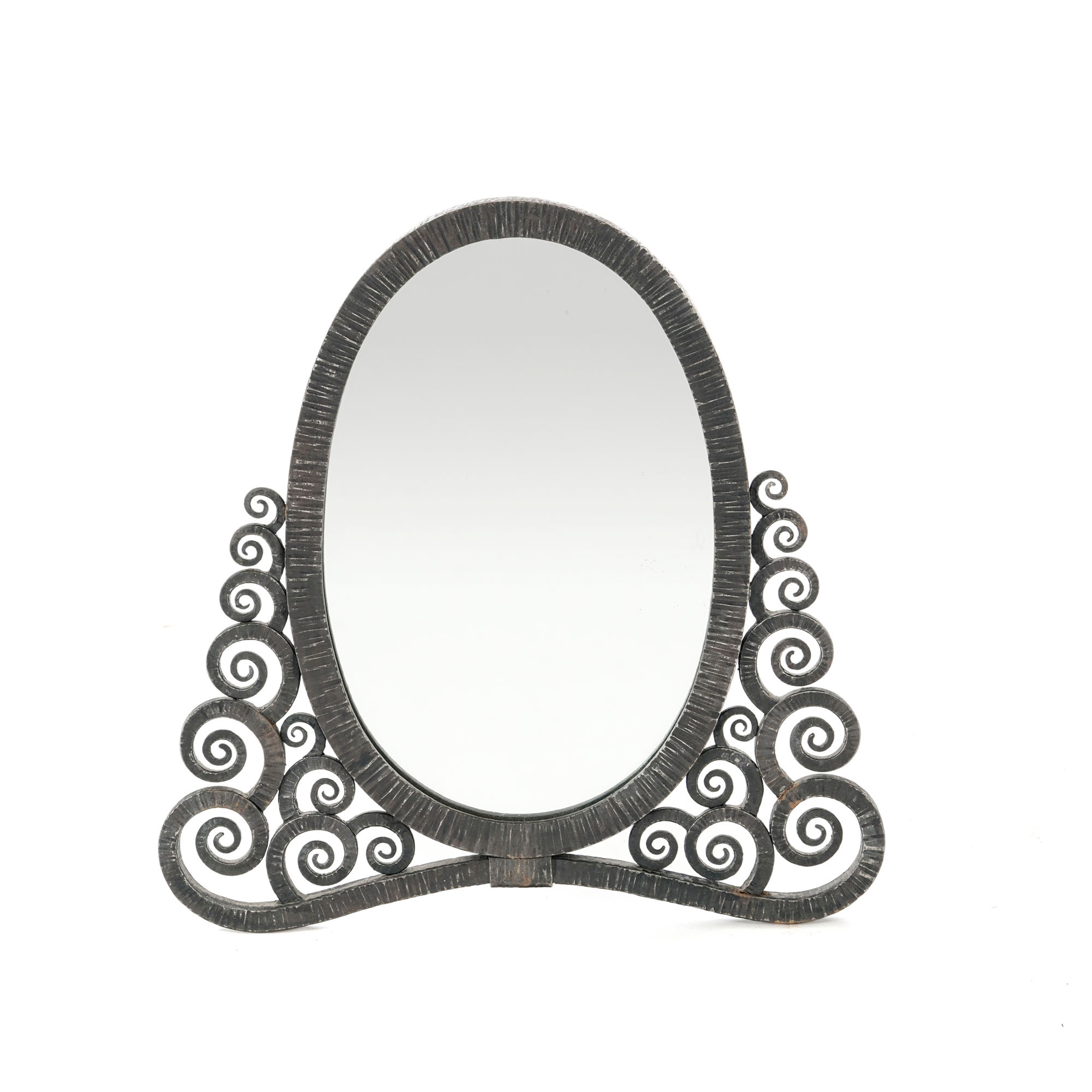 Miroir de table d'époque Art Déco signé E. Brandt,… | Piguet
