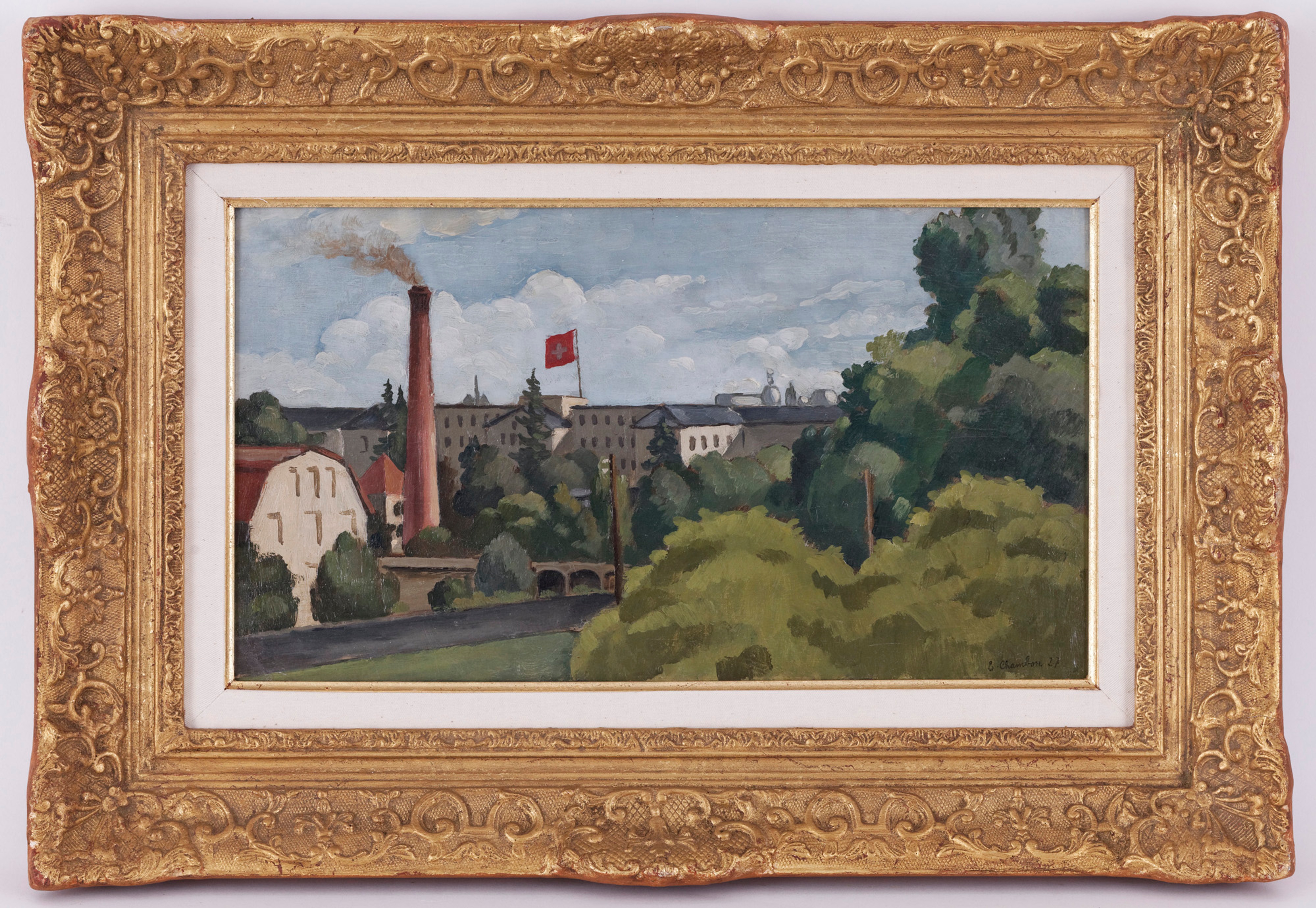 Emile François Chambon (1905-1993), Vue de Genève,… | Piguet