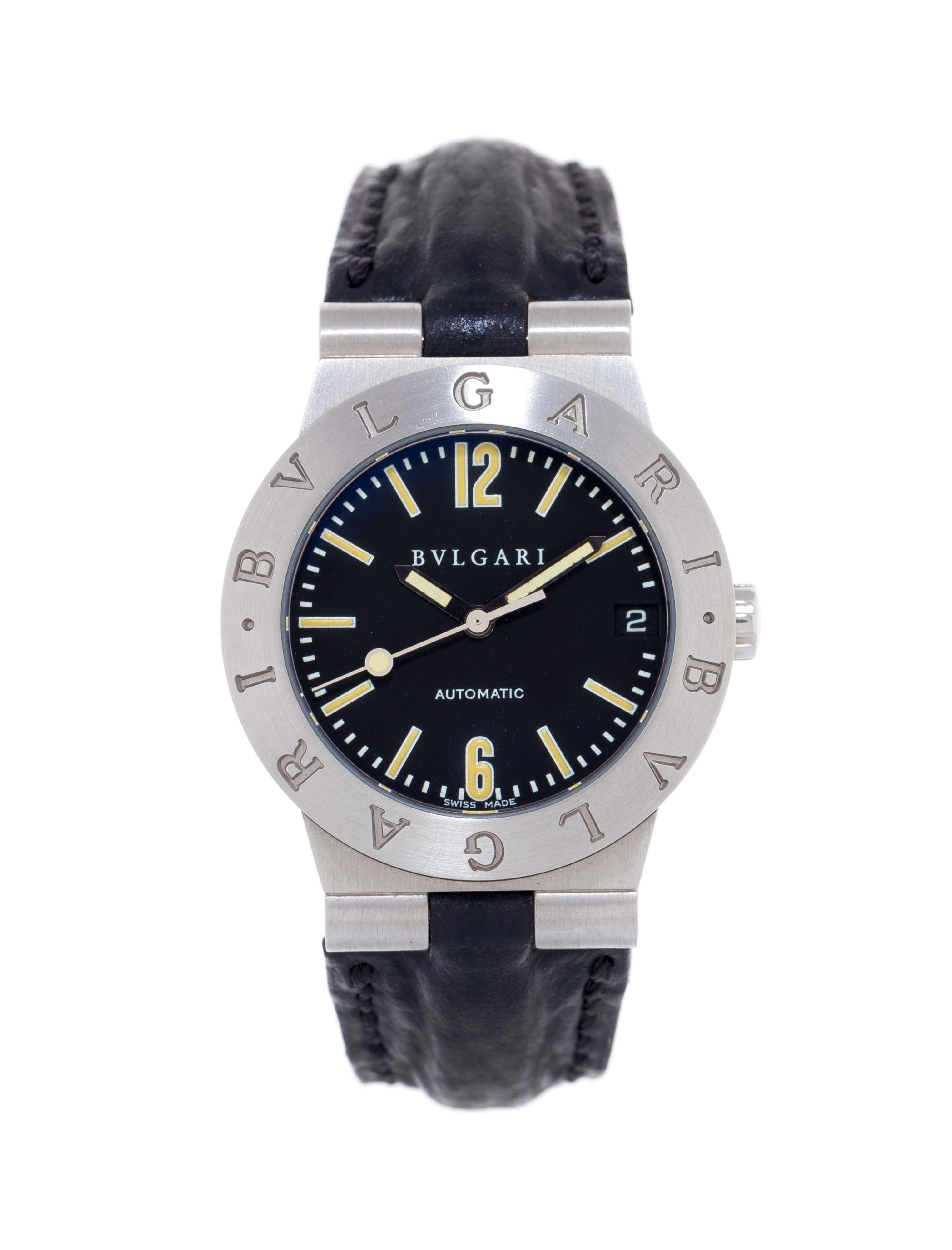Bulgari, Diagono , réf. LC 29 S, montre en acier… | Piguet