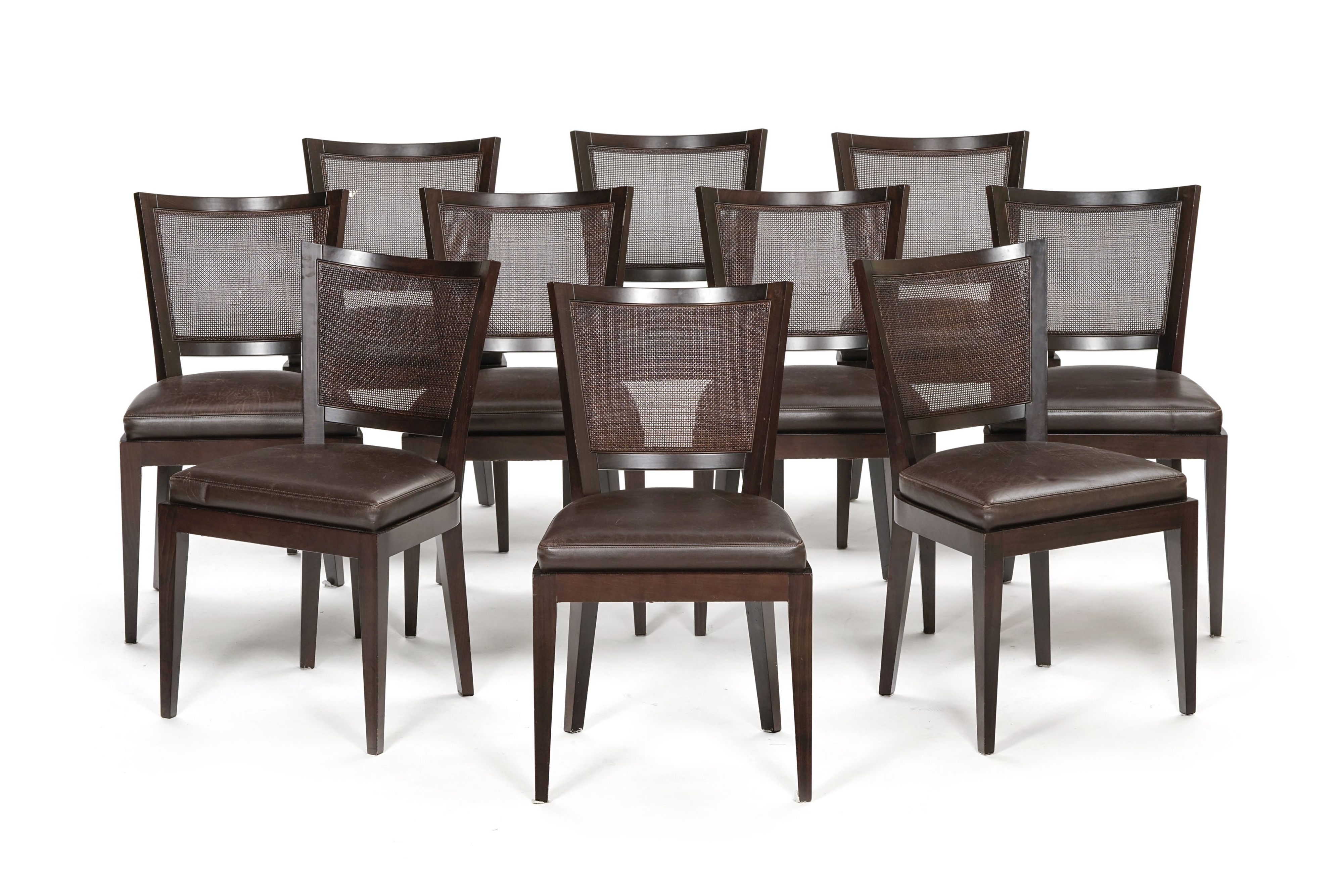 Suite de 10 chaises Caffè par Roméo Sozzi, édition… | Piguet