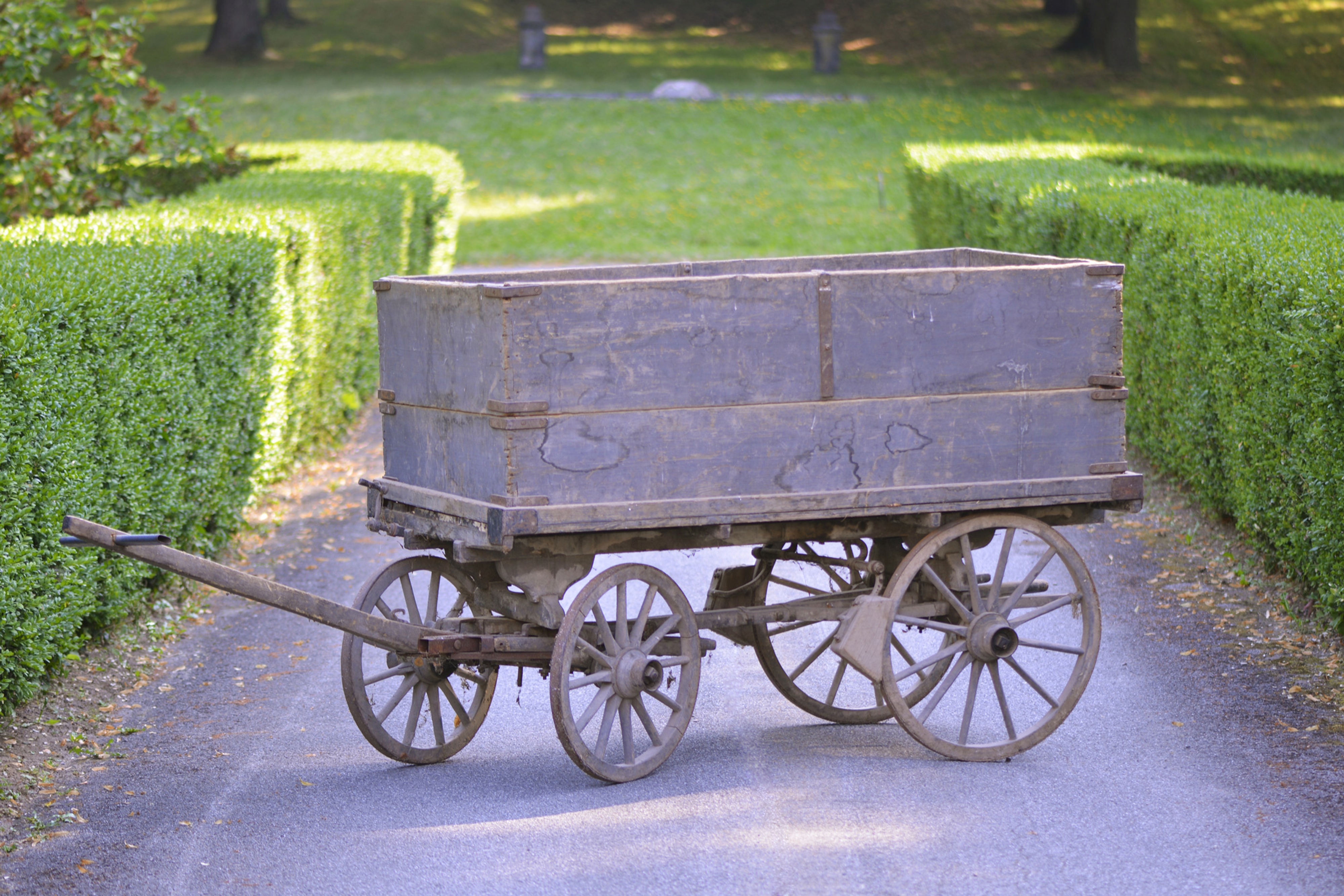 Charrette agricole, début XXe s. en chêne et… | Piguet