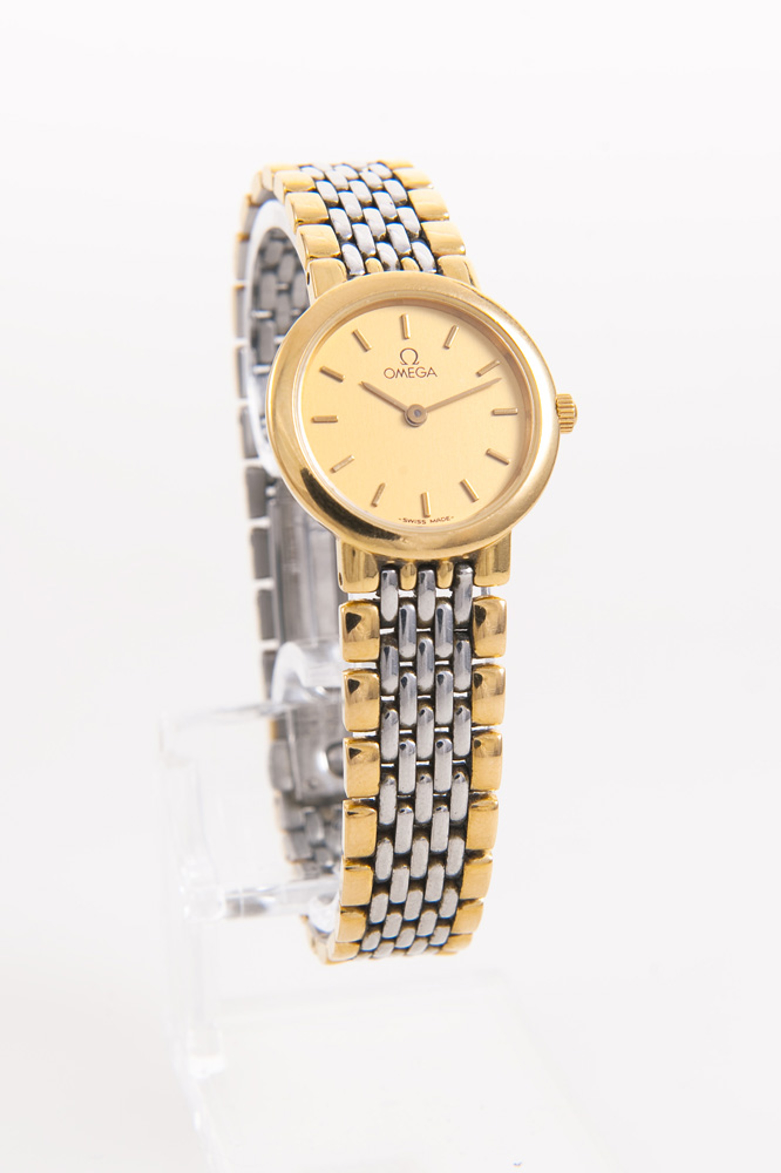 Omega, \De Ville\, montre-bracelet ronde en acier… | Piguet