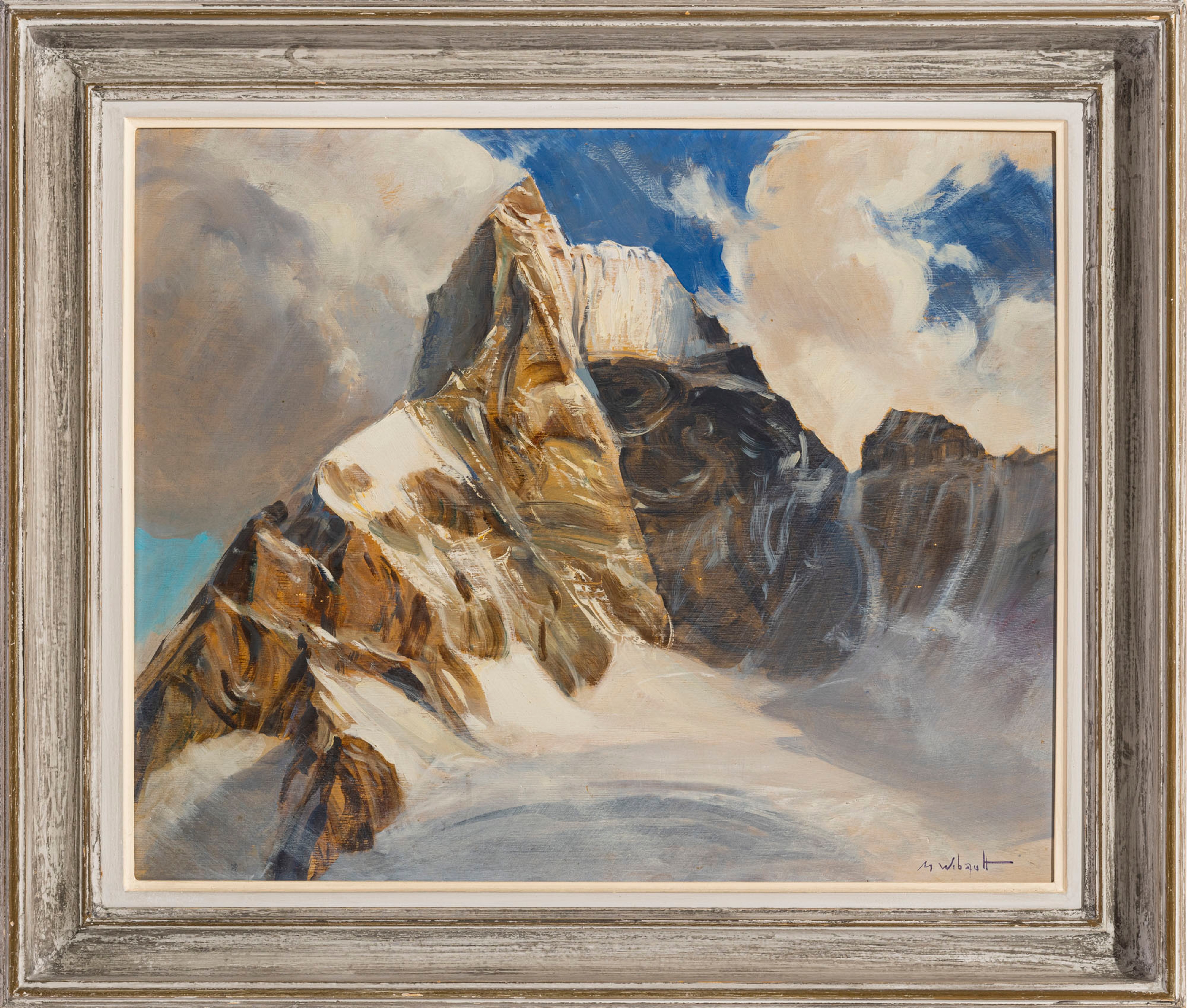 Marcel Wibault (1905-1998) , "Matterhorn", huile… | Piguet