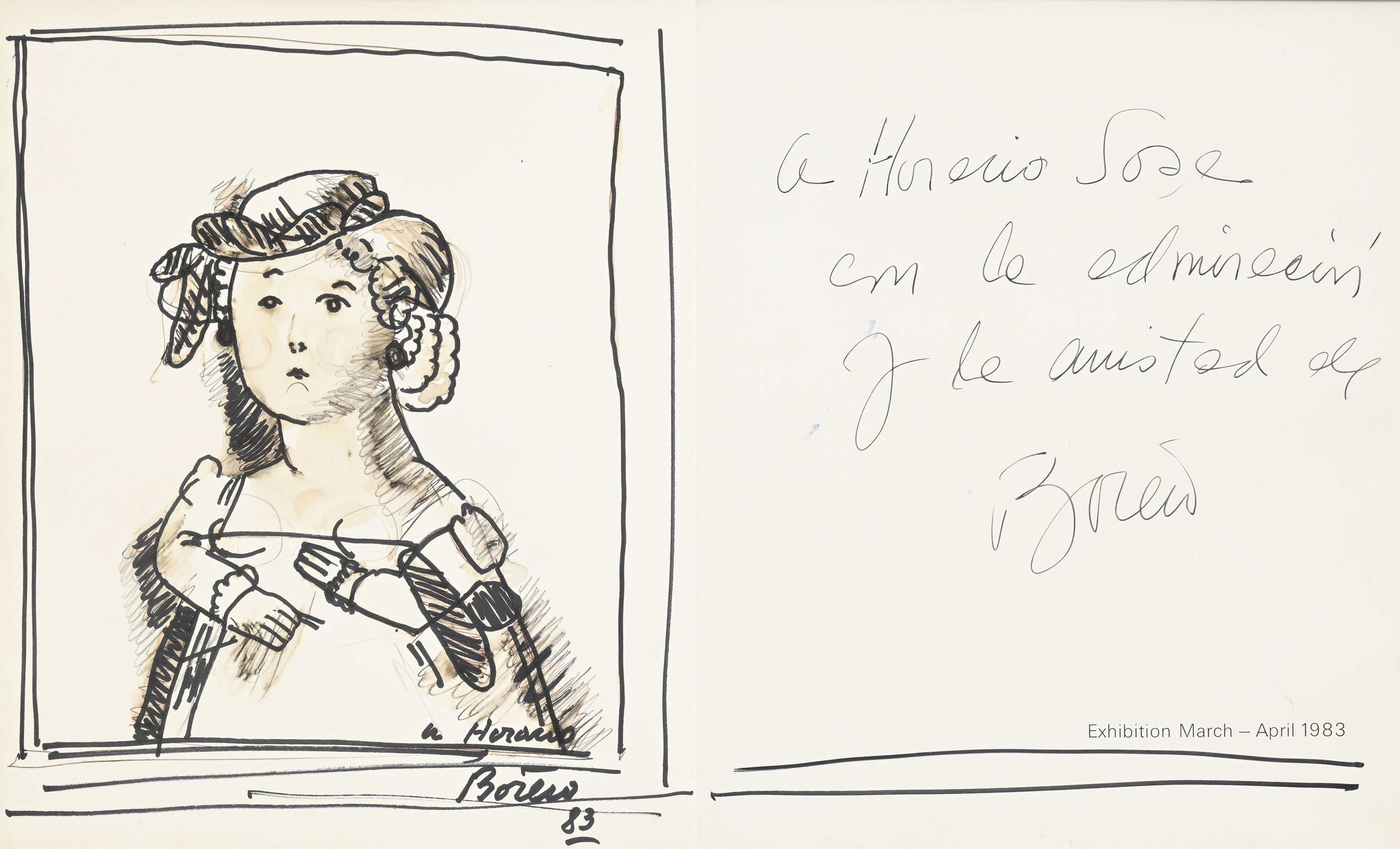 Fernando Botero (1932-2023) , Carte de vœux… | Piguet