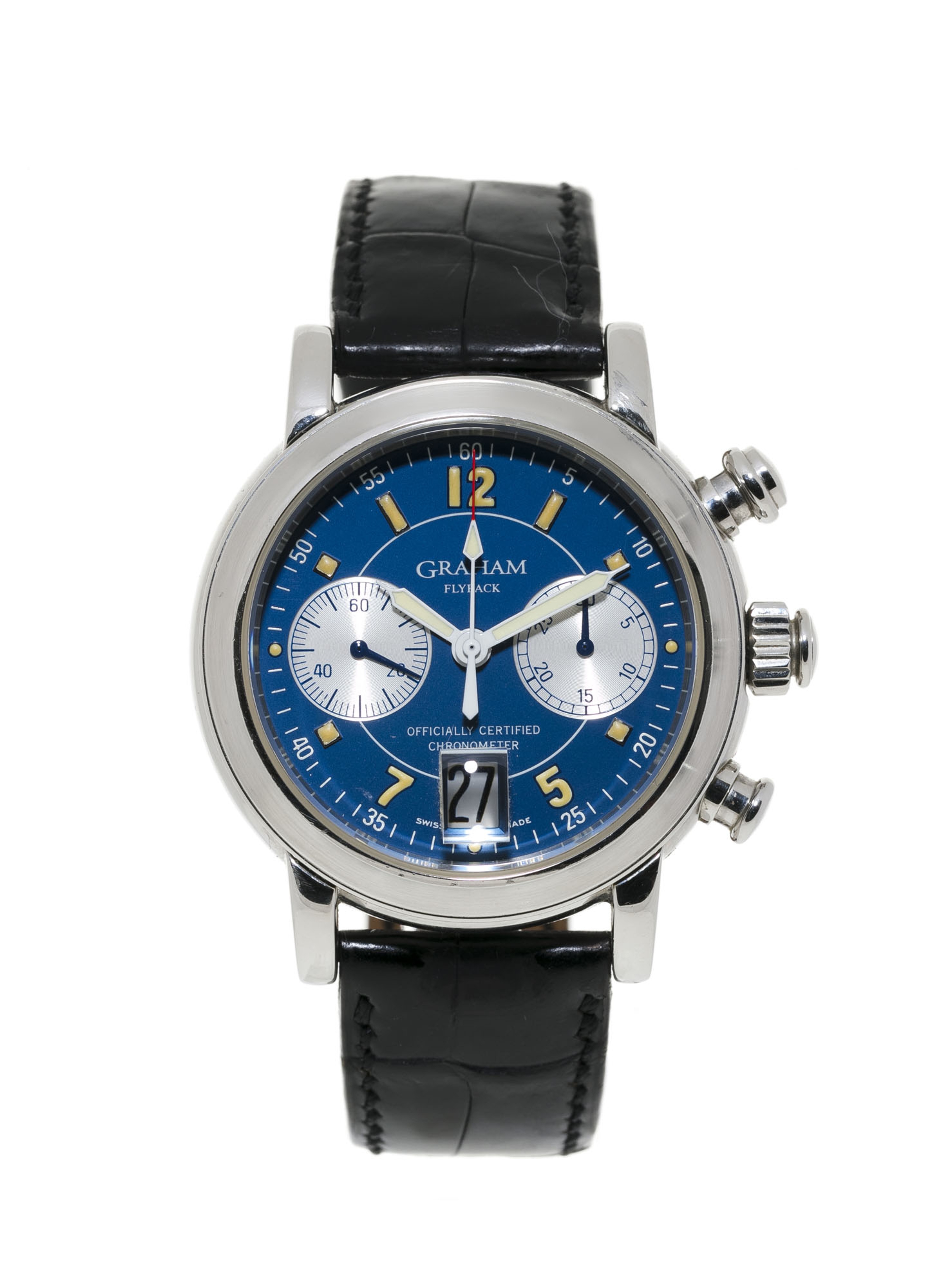 Graham, Flyback , montre chronographe en acier… | Piguet