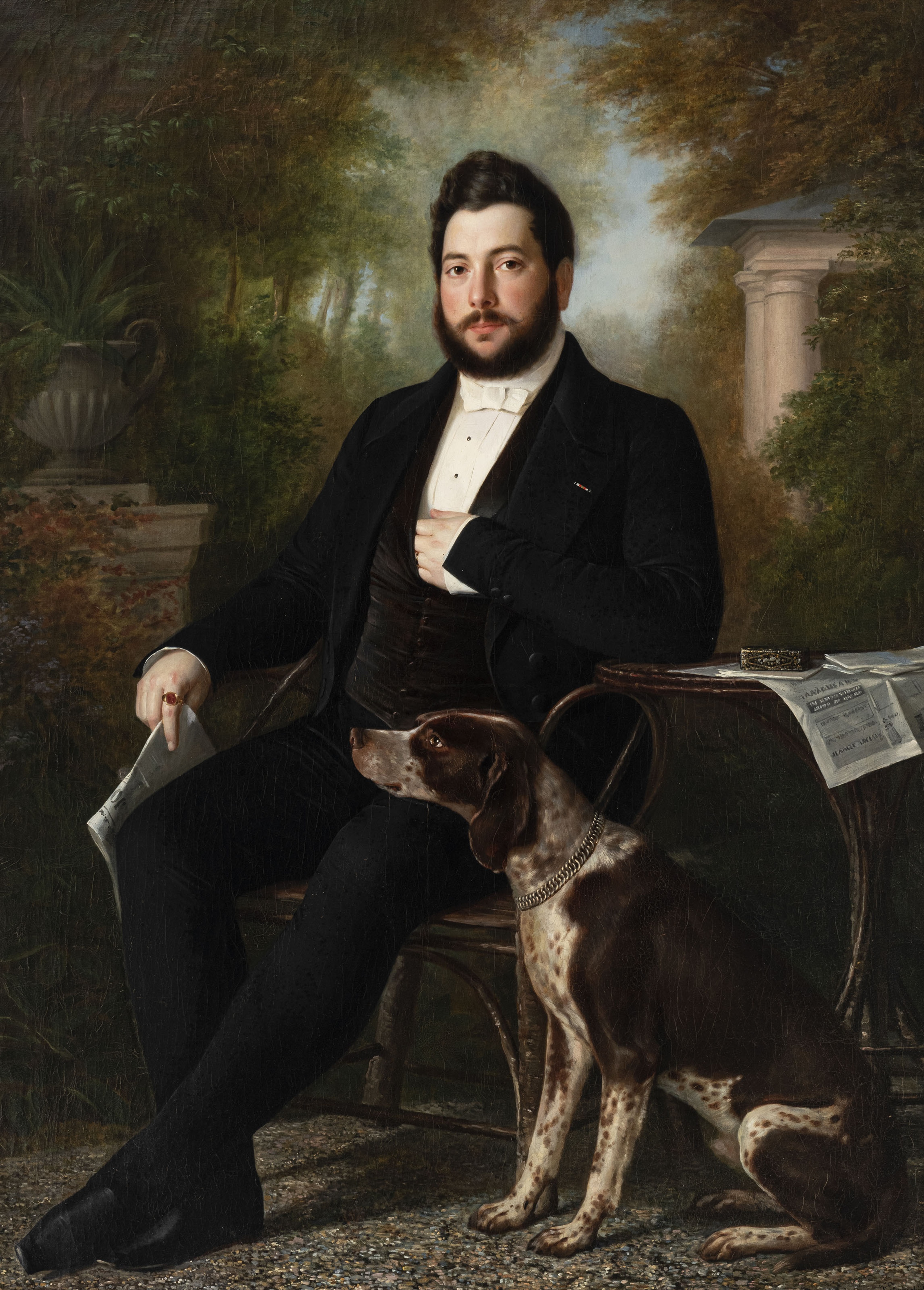 Fritz Zuber-Bühler (1822-1896), Portrait d'homme… | Piguet