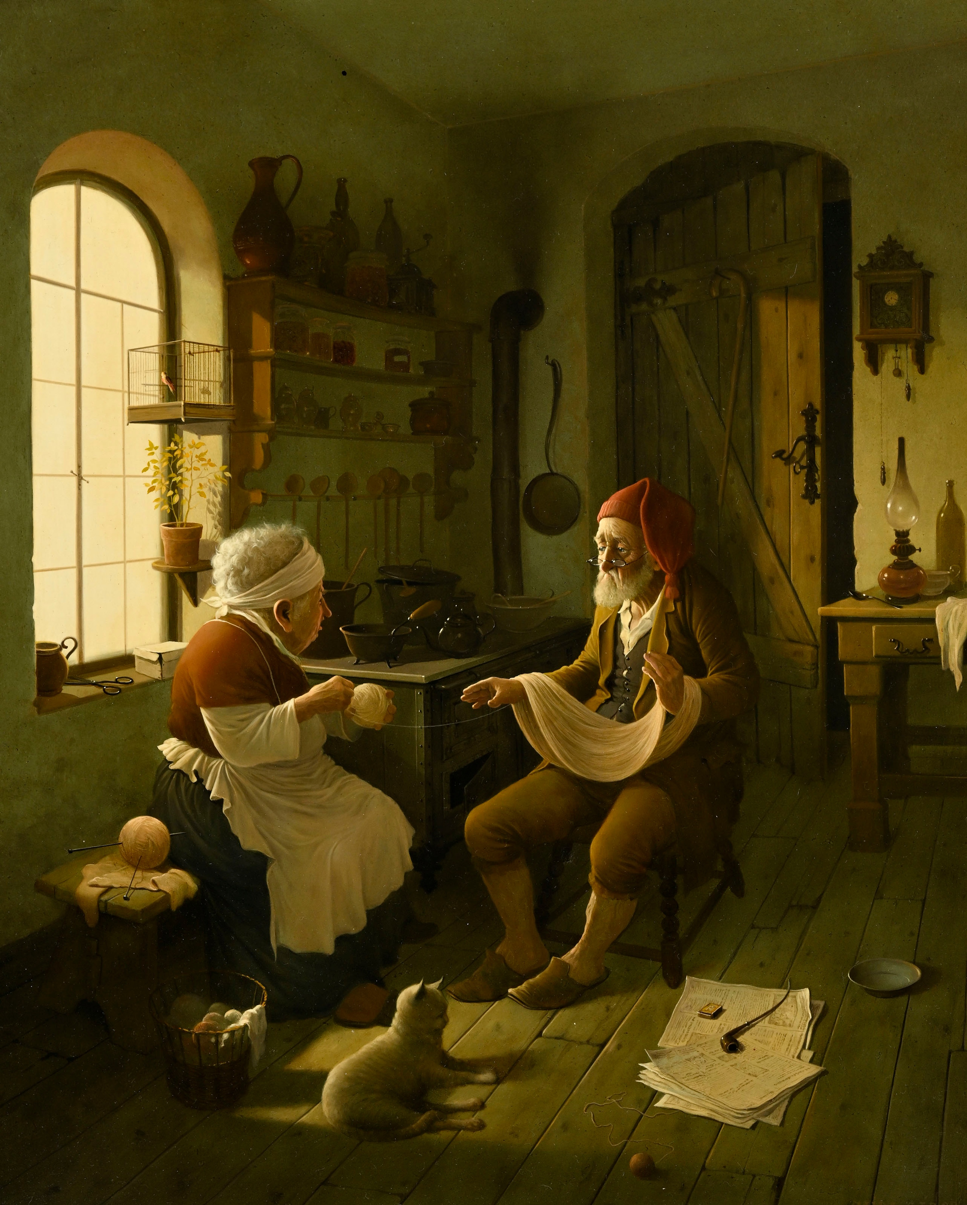 Vida Gabor (1937-2007) , " Chez la Grand-mère ",… | Piguet