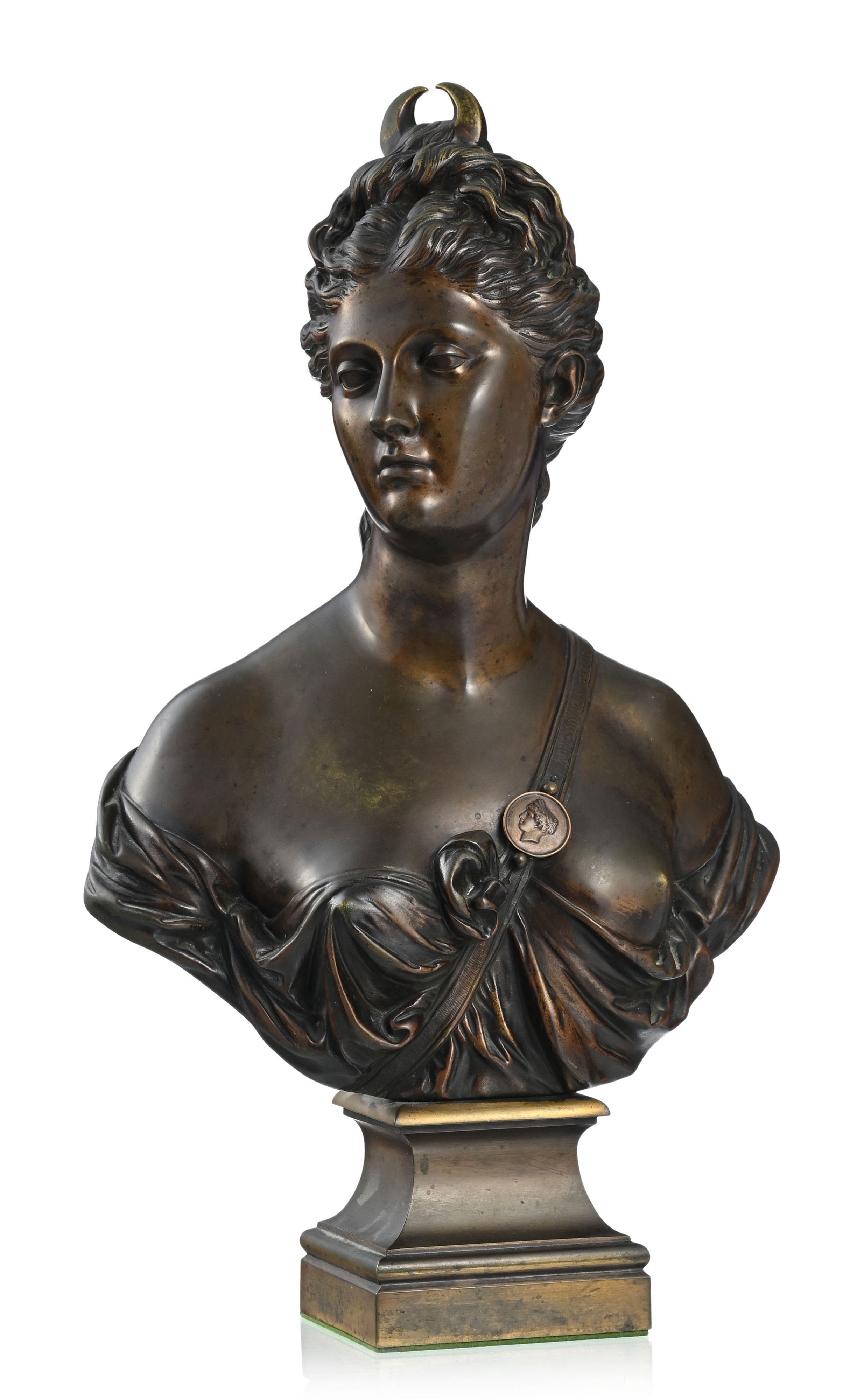 Jean Bulio (1827-1911), Diane de Houdon , fin XIXe… | Piguet