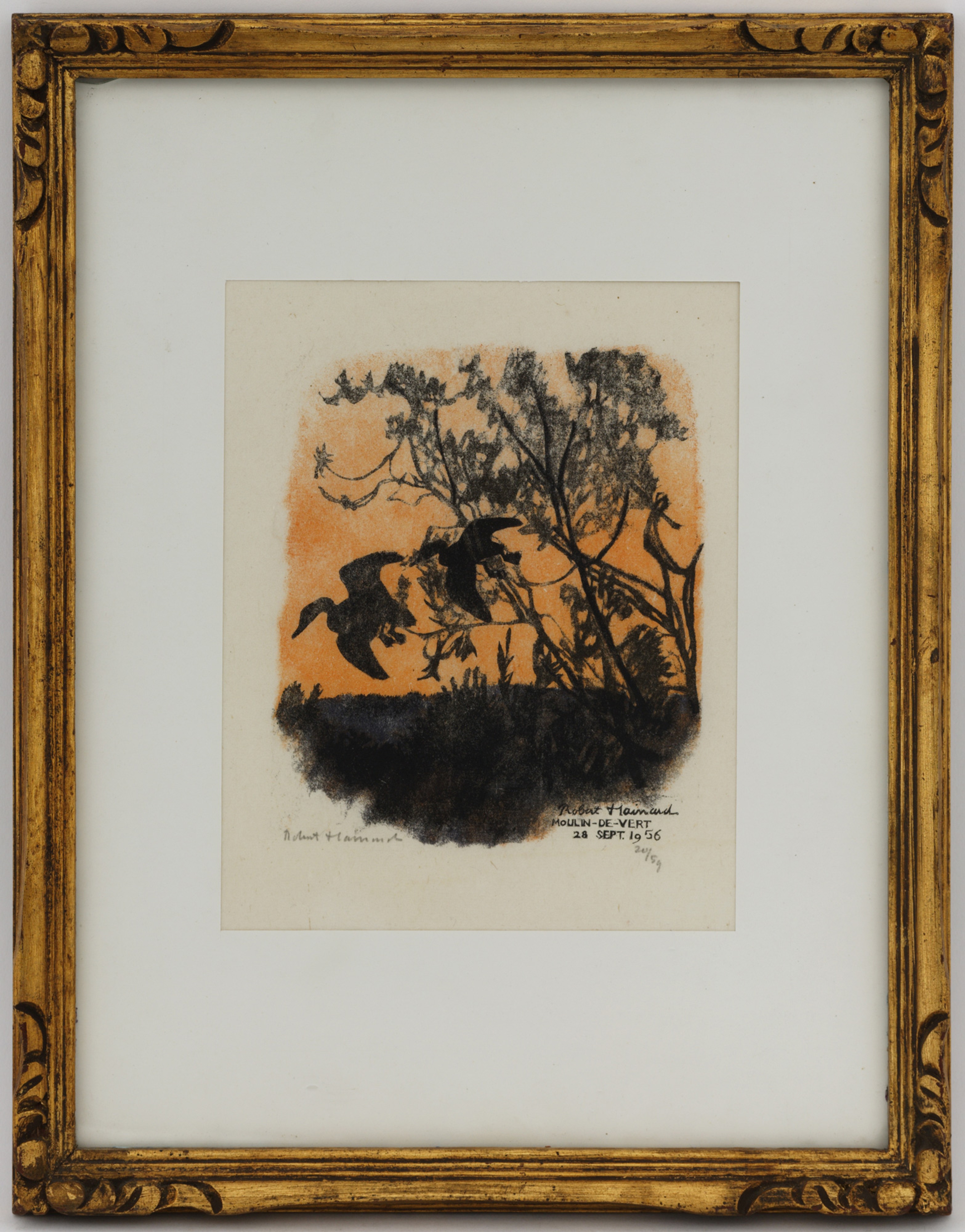 Robert Hainard (1906-1999) , " Deux canards et… | Piguet