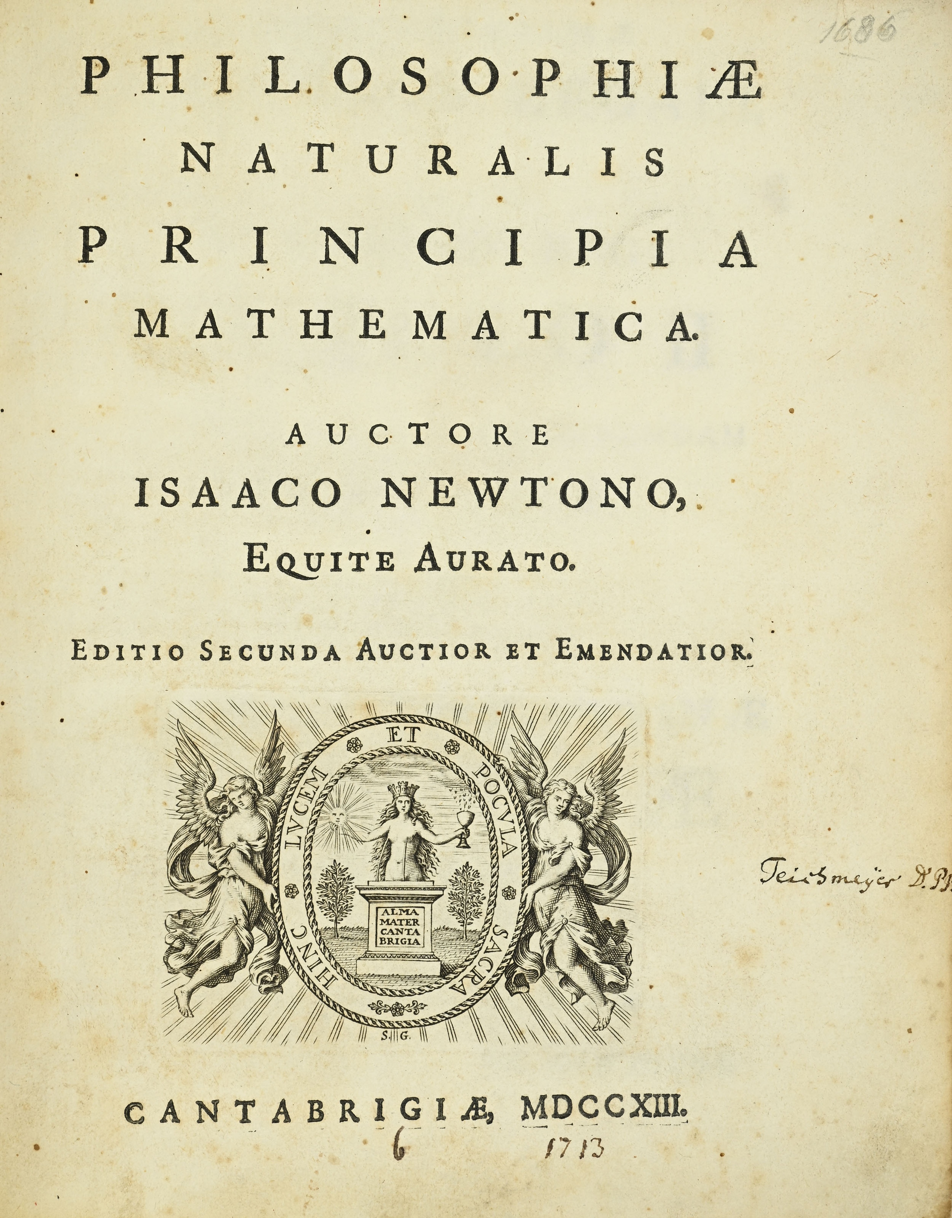NEWTON (Isaac). Philosophiae Naturalis principia… | Piguet
