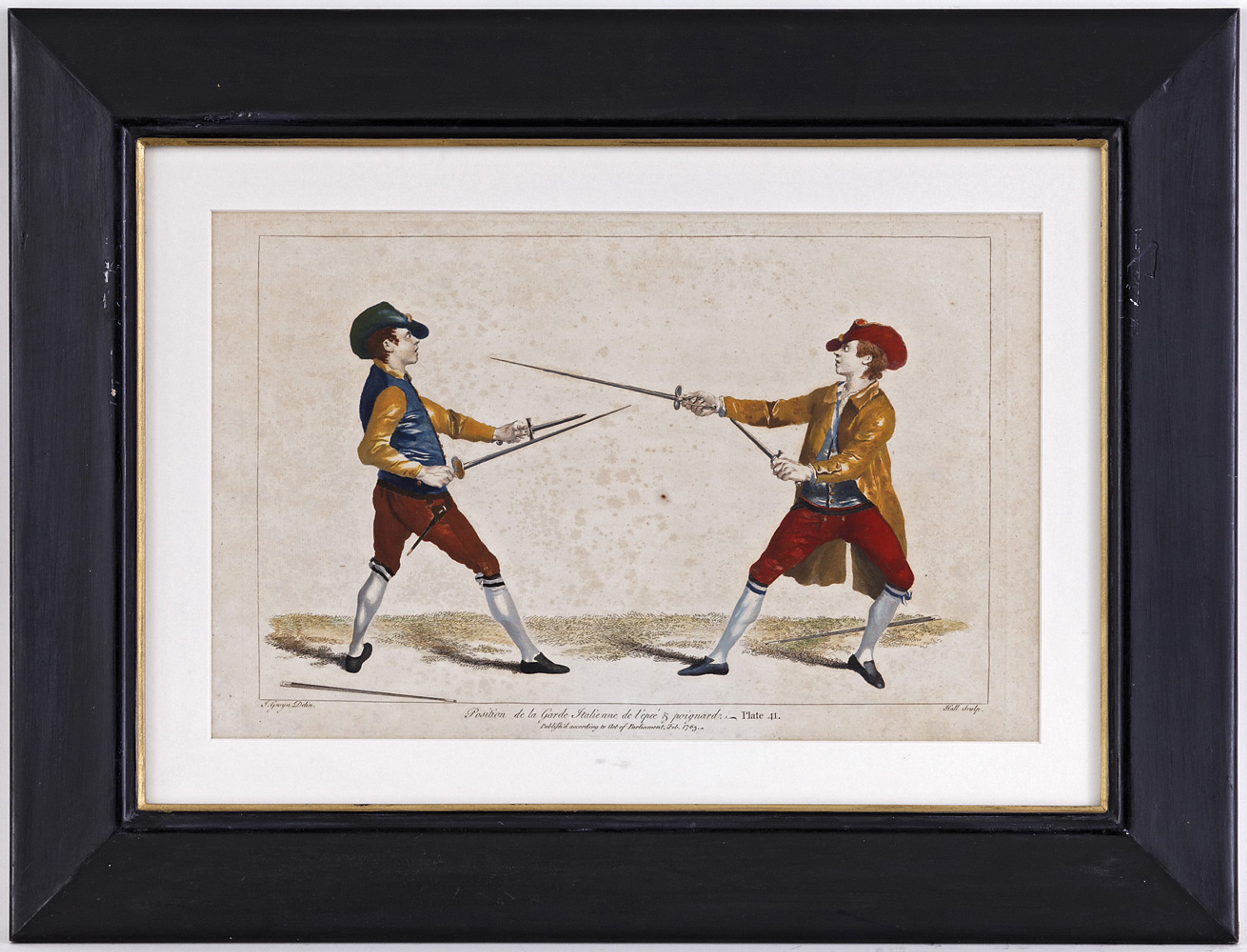 James Gwyn (c.1700-1769), d'après, Escrime, suite… | Piguet